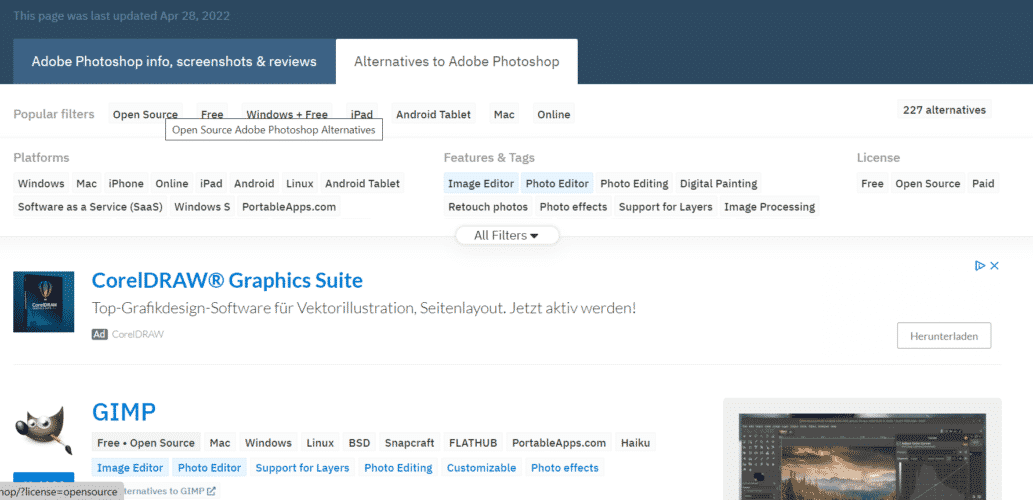 Lifehack: So findest du eine Alternative zu Programmen oder Diensten